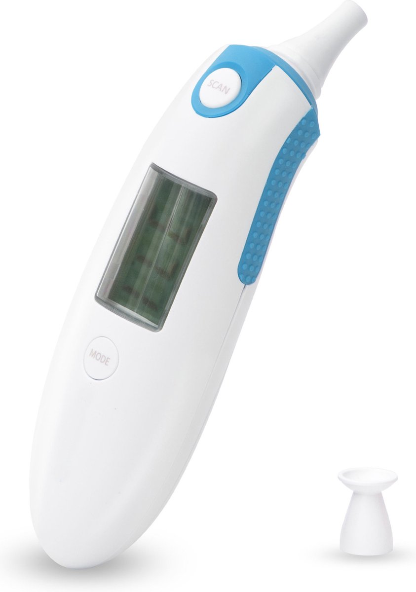 Lanicole-Infrarood oorthermometer-lichaamstemperatuur-Blauw-Koorts ...