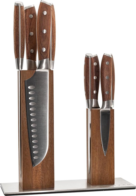 Magnetisch messenblok zonder messen, voor 8 keukenmessen, messenhouder ...