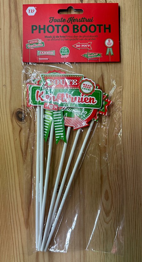 Photo Booth Rekwisieten Kerst - Fotohokje - Foute Kerst - 6 stuks | bol
