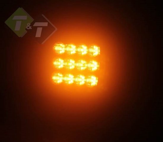 Magnetische Stroboscooplamp - Waarschuwingslamp LED - ORANJE - 12/24 ...