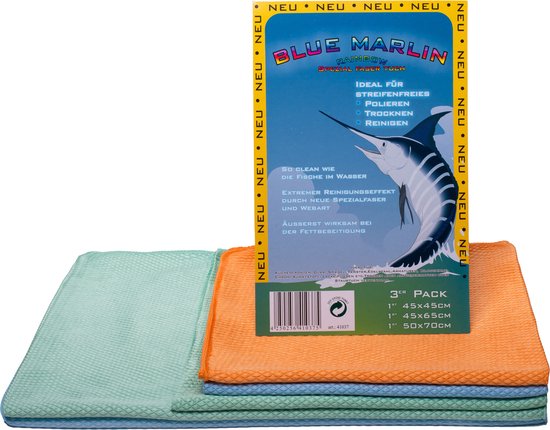 Blue Marlin Microvezel Doeken- Koi Doeken - Set 3 Stuks in ...