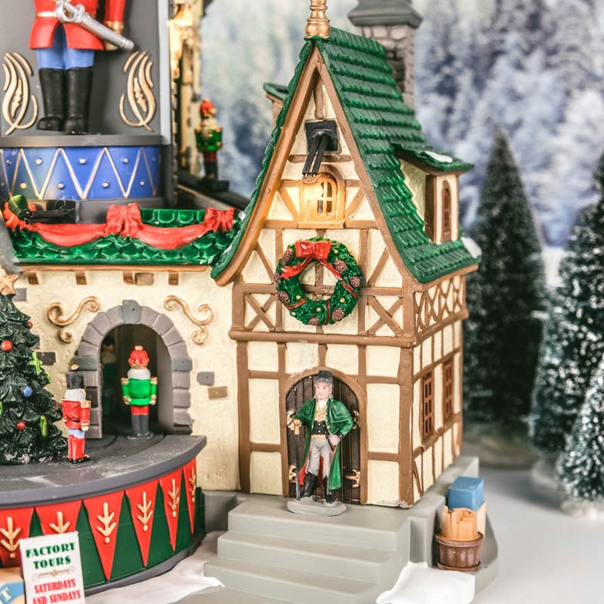 Lemax - Ludwig’s Wooden Nutcracker Factory- With 4.5v Adaptor ...