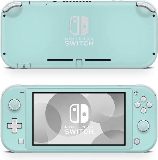 Nintendo Switch Lite Skin Effen Mint - Sticker | bol