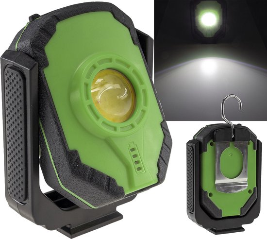 LED accu werklamp oplaadbaar 15W | 4500K | 1000 lumen | 360 graden ...