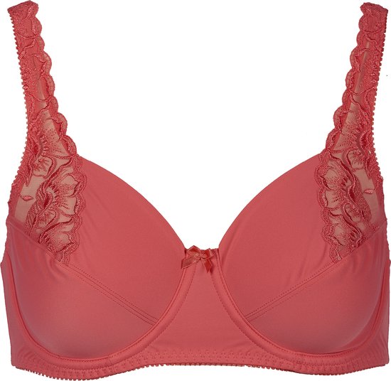 Soutien-gorge à armatures brodé Elbrina - Femme - Rose - Taille 95D | bol
