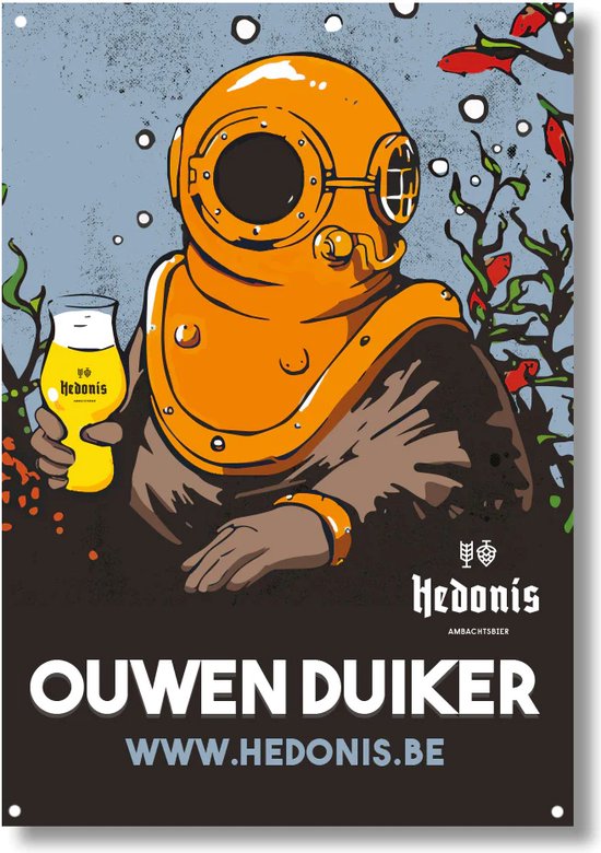 Reclamepaneel Ouwen Duiker (30x40cm) | bol