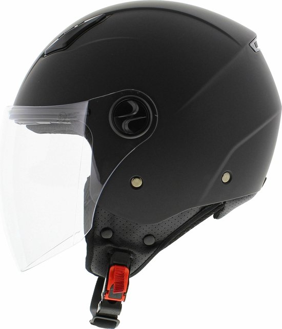 Vito Bravo jethelm mat zwart XL - Scooterhelm / snorfietshelm | bol