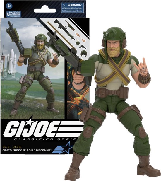 G.I. Joe - Classified Series Craig Rock N' Roll McConnel Action Figure ...