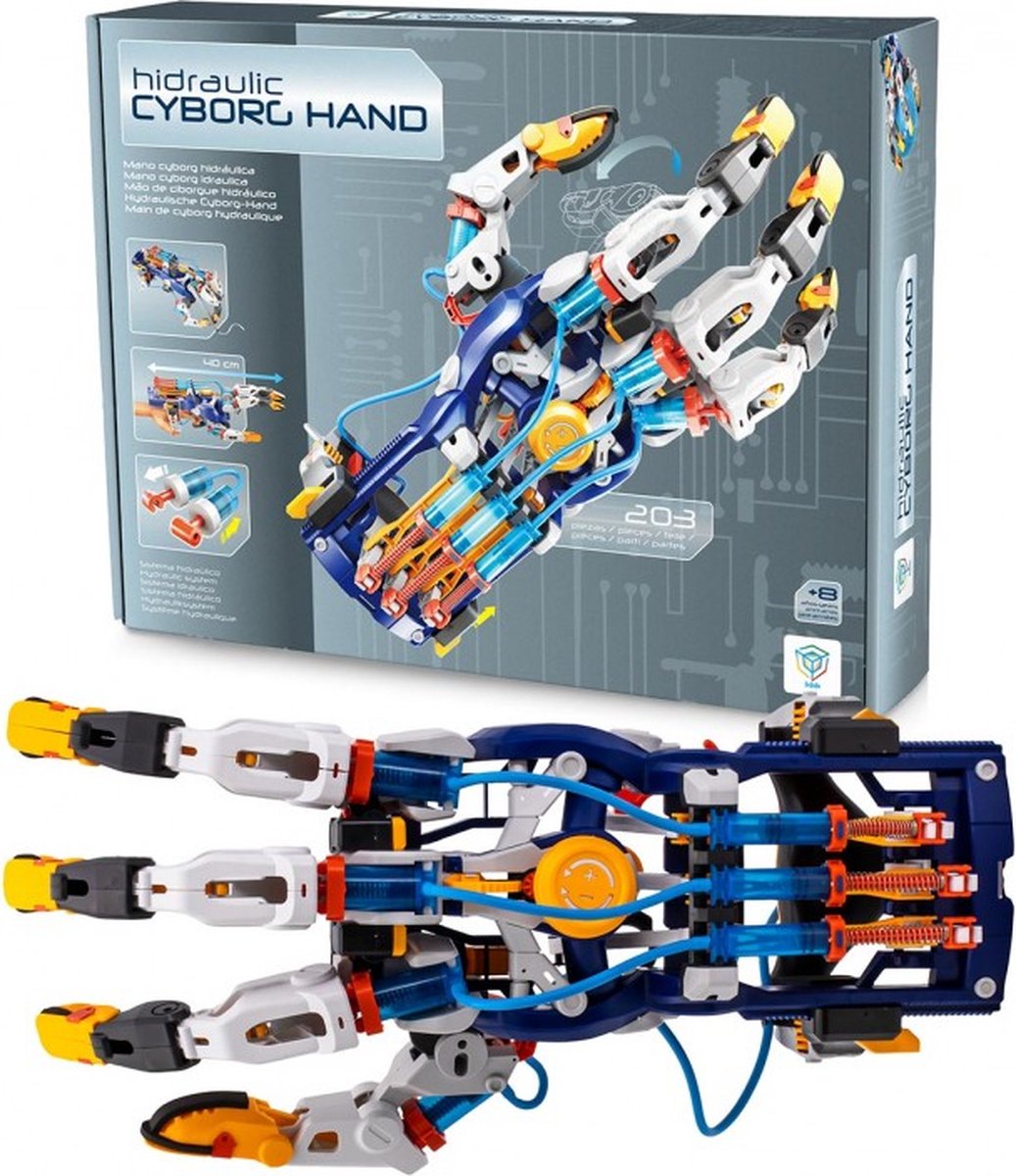 Cyborg Hand - Hydraulic - Premium Versie - DIY - DeQube - Robot hand ...