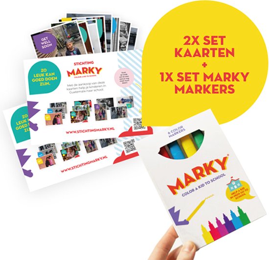 Marky Markers (6 st) & Ansichtkaarten (20 st) | bol