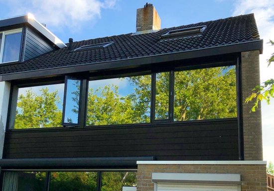 Tintworks Raamfolie spiegeleffect - spiegelfolie - anti inkijk 20% VLT ...