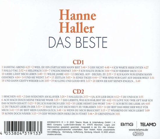 Hanne Haller - Das Beste (2 CD), Hanne Haller | Muziek | bol