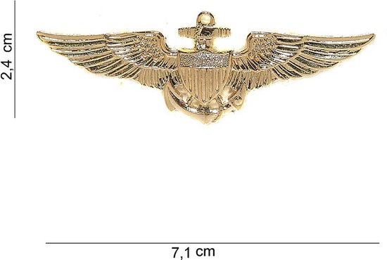 Embleem metaal US navy pilot wing pin | bol