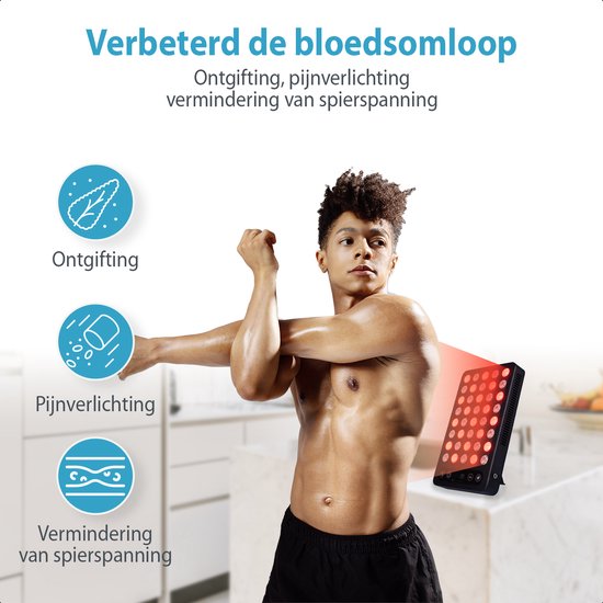 Curify® Infraroodlamp - Infraroodtherapie Lamp voor Spieren, Gewrichten ...