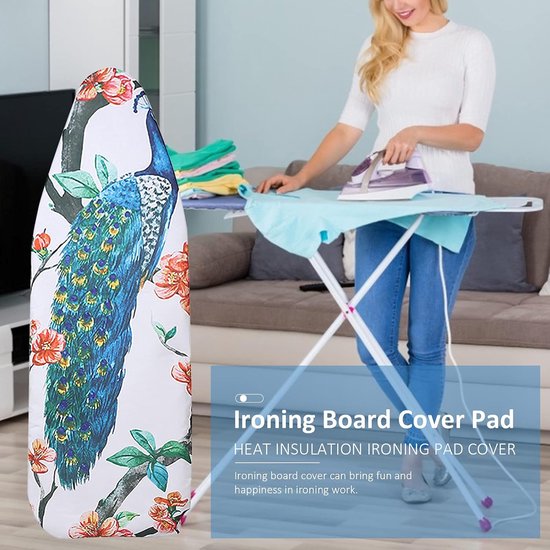 Ironing Board Cover, Extra Thick Classic Cotton Cover with Elastic Band ...