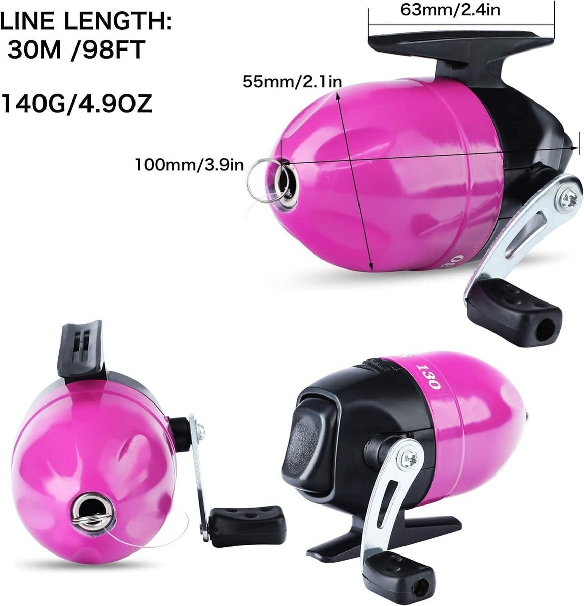 Kinderen hengels, draagbare telescopische hengel en haspel combo, met ...