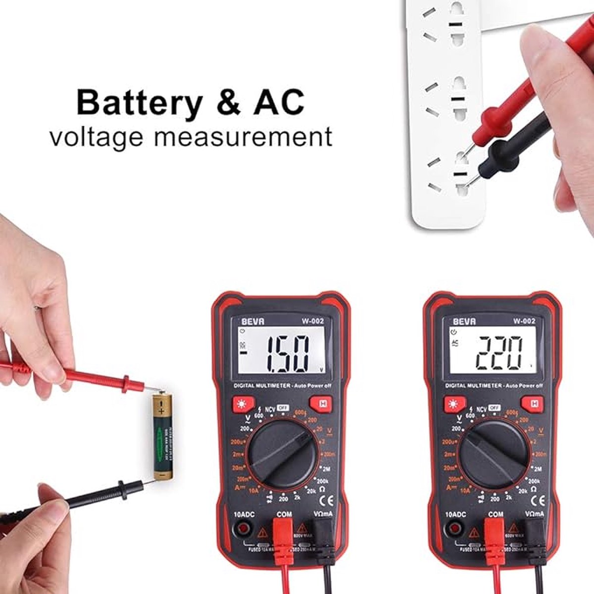 Professionele Digitale Multimeter - LCD-Display, Uitgebreide Functies ...