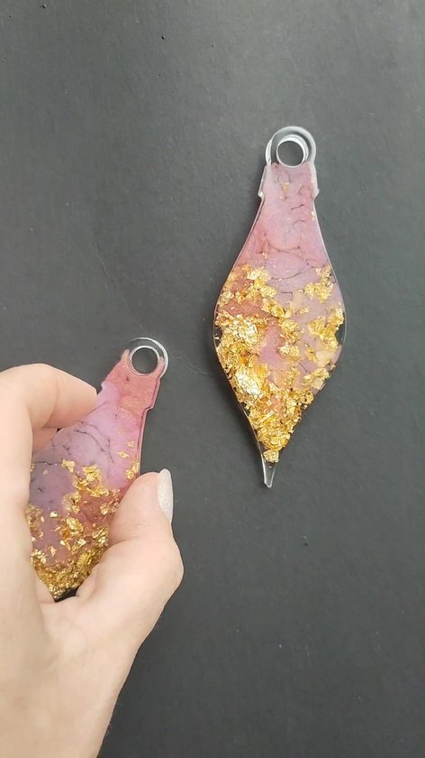Resin Art JR: Unieke hoogwaardige kwaliteit epoxy kersthangers ...