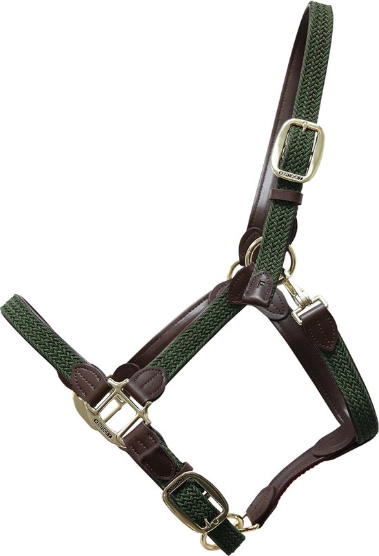 kentucky Gevlochten Nylon Halster Olive - Full | bol