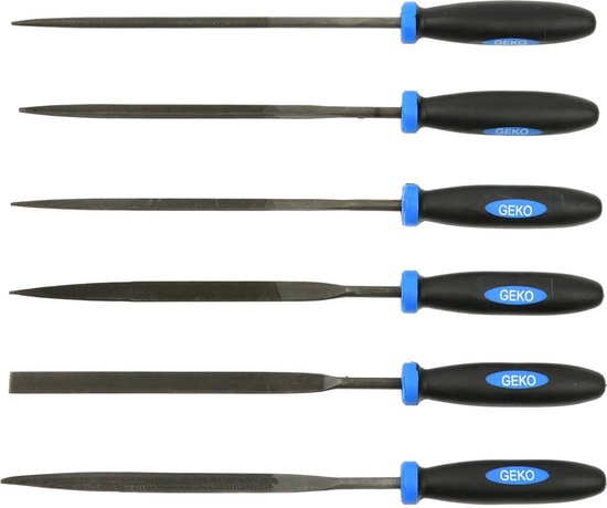 Sleutel vijlen set - 6 delig - Vijl - Naaldvijlen - GEKO | bol