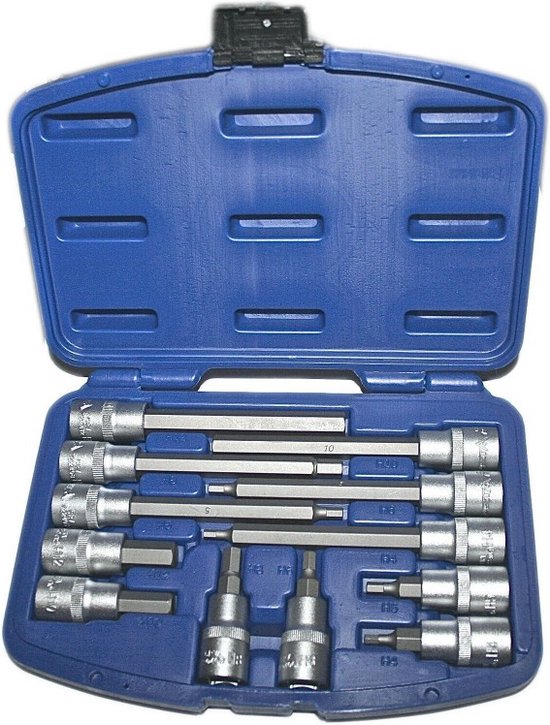 Inbusdoppen set - Inbus doppen - Metrische maten - 12 delig - ASTA | bol