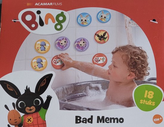 BIng Bad Memo - memory spel 10m+ - badspelletje Bing Bunny | bol