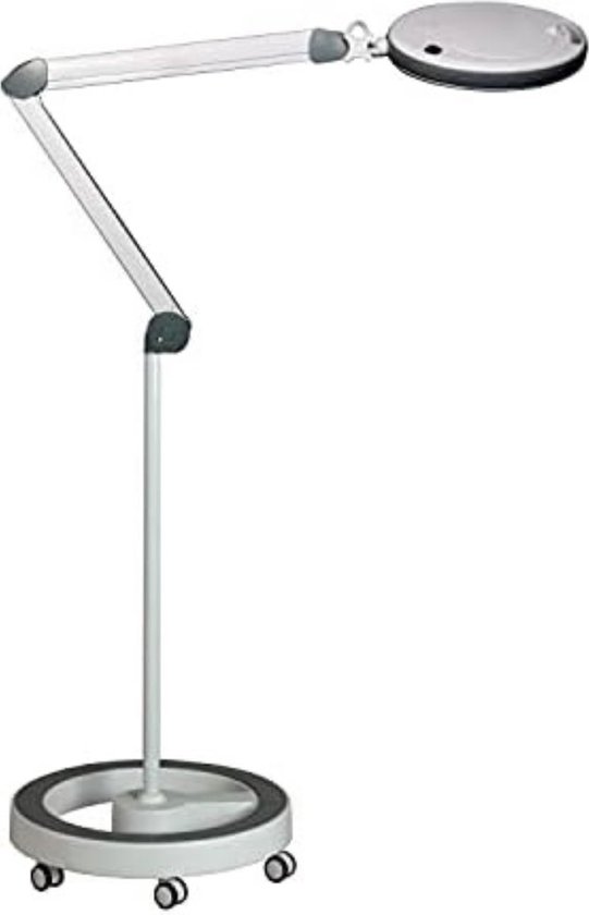 Loeplamp met led verlichting - Staande loeplamp met verlichting - Wit ...