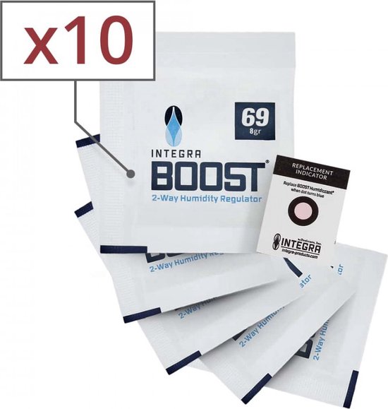 Colibri by Integra Boost - 55% - 8 gr - (10 stuks) - 2-Way Humidity ...