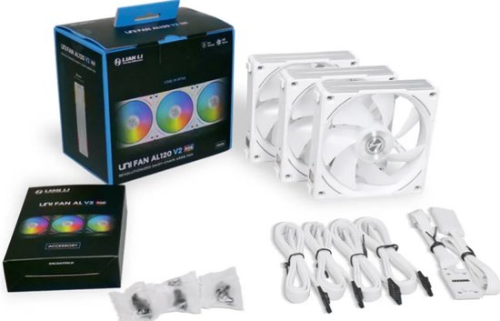 Lian Li UNI FAN AL V2 - Ventilatorhuis - 3 pack - 120 mm - 71.2 CFM ...