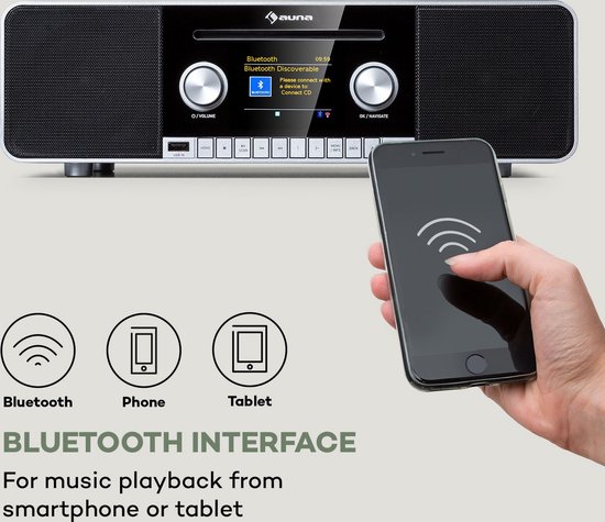 Connect CD MKII internetradio mediaspeler BT MP3 DAB+ Spotify Connect ...