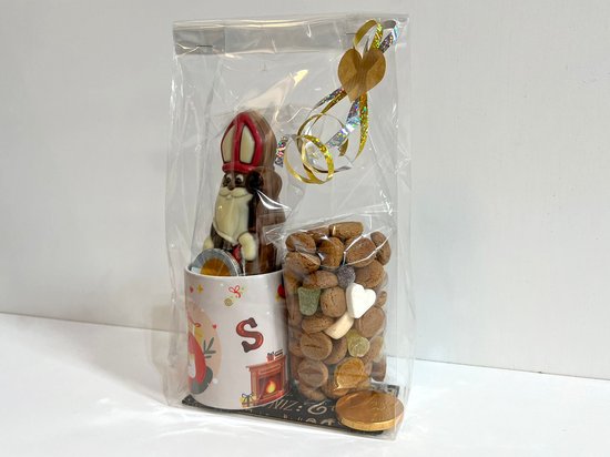 Sinterklaas cadeau - mok met sint en pepernoten - cadeaupakket ...