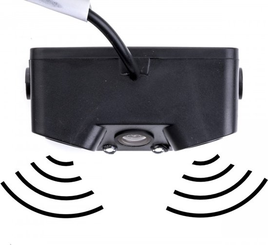AMiO Universele Infrarood Achteruitrij Camera met Sensoren en Pieper ...