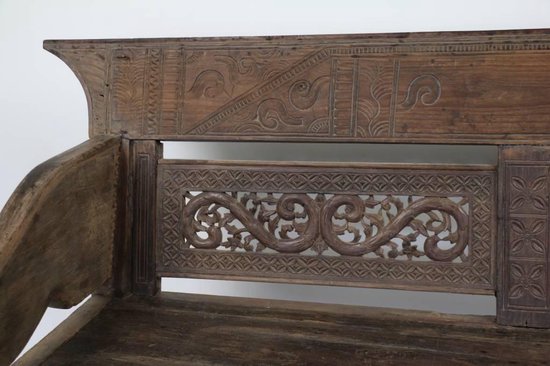 Garden Teak Stationsbank Javaans | Antiek Teak | E21 | bol.com