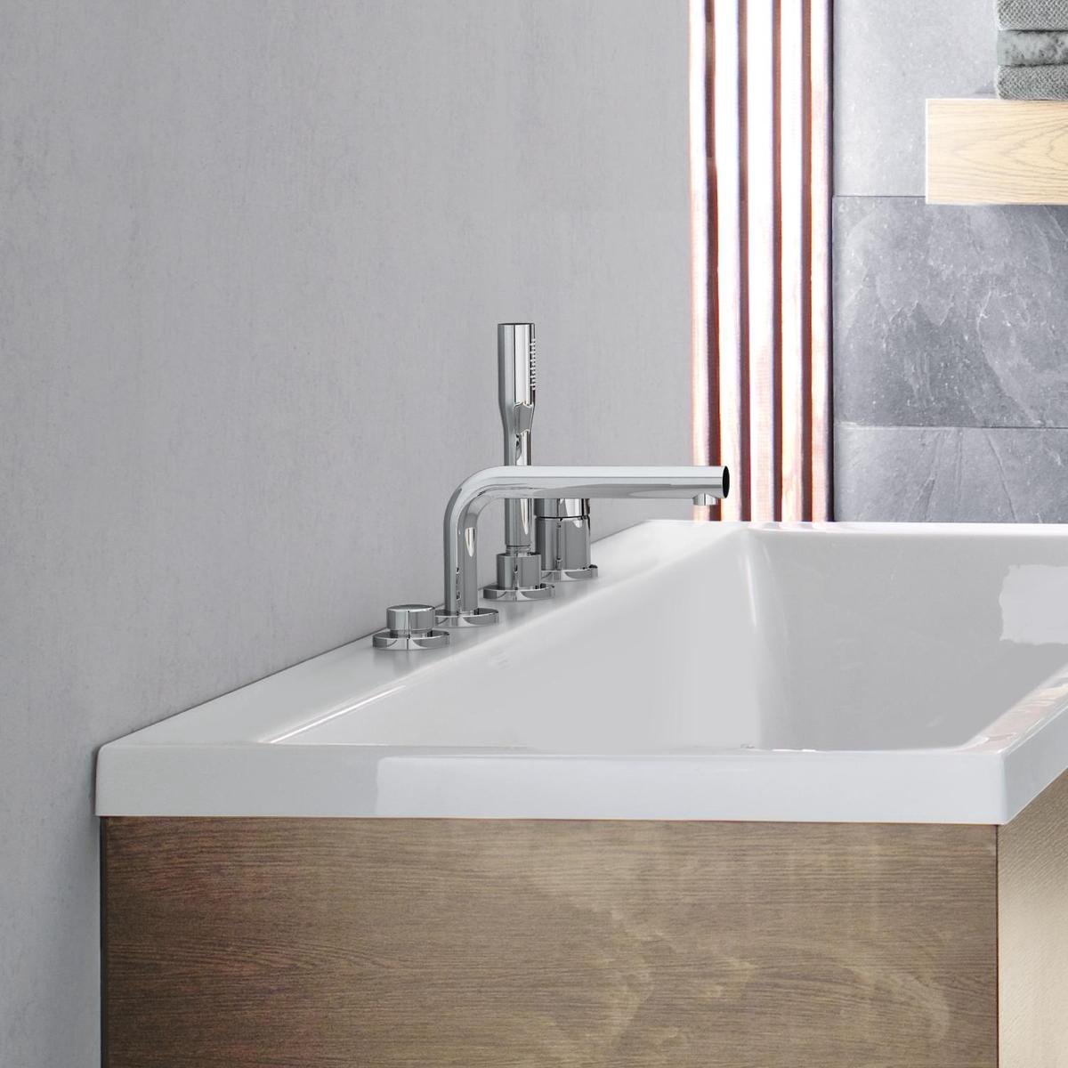 GROHE Essence viergats badrandcombinatie met handdouche (standaard ...