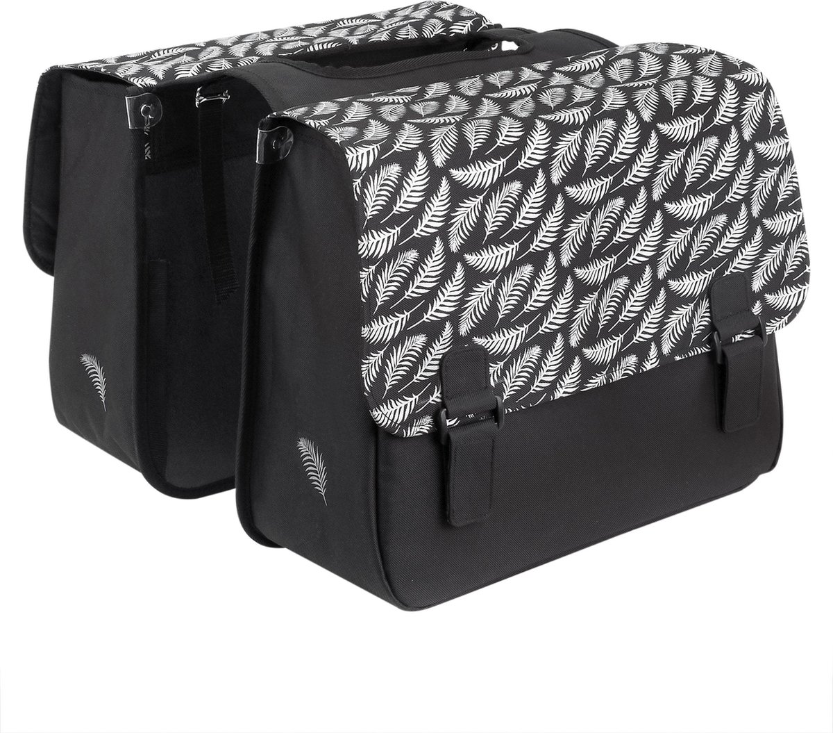 FASTRIDER DUBBELE FIETSTAS ZIZA ZWART | bol.com