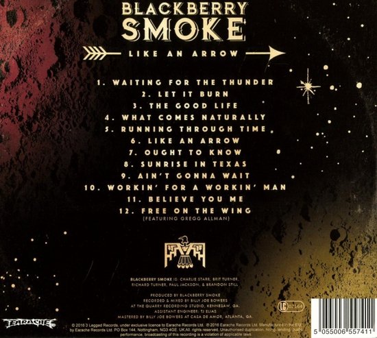 Blackberry Smoke Like An Arrow - Country, funk en jazz invloeden - Met ...