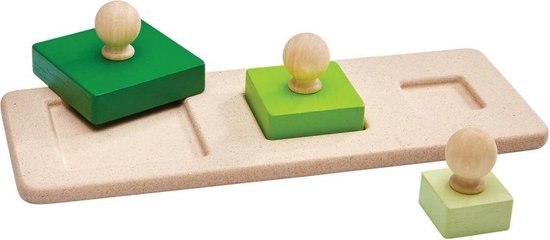 Plan Toys Vierkant vormen puzzel | bol