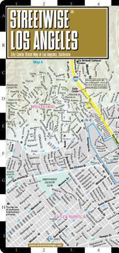 Streetwise Los Angeles Map - Laminated City Street Map of Los Angeles ...