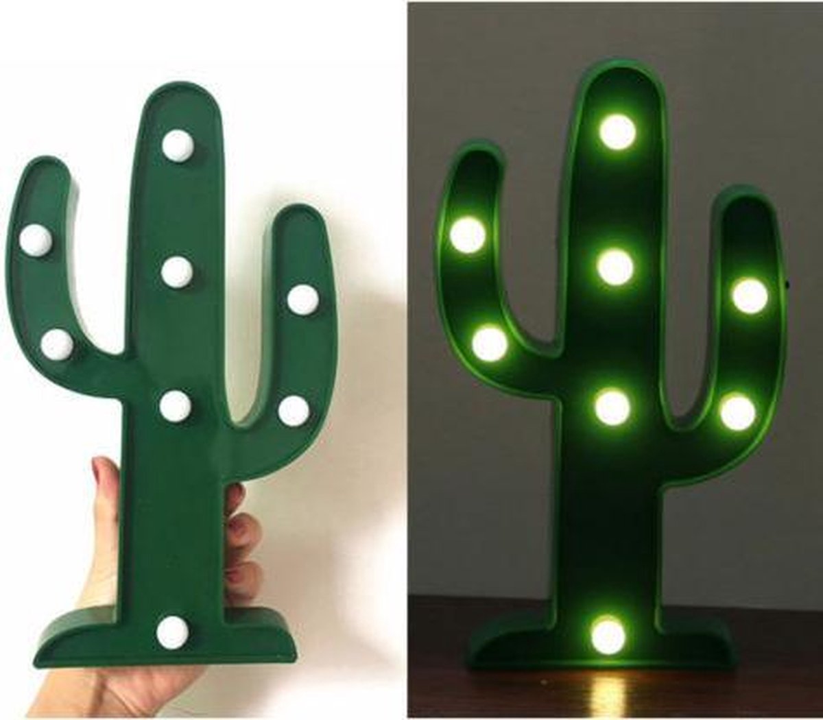 Grote Luxe Lamp - Cactus Vorm - Tafellamp - Mexico - Groen - Decoratie ...