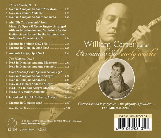 William Carter - Early Works (CD), William Carter | Muziek | bol