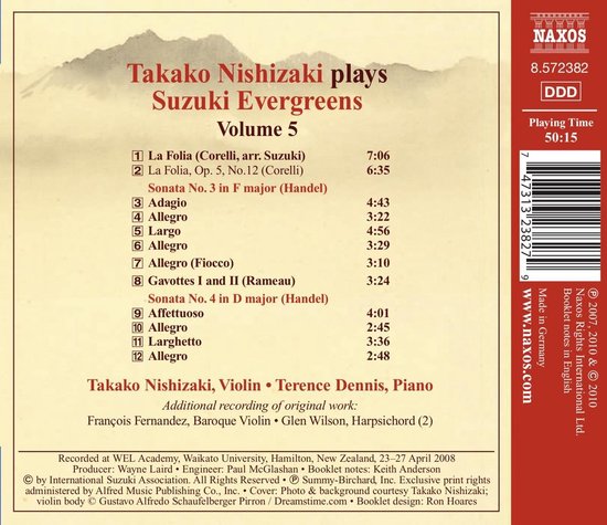 Nishizaki: Suzuki Evergreens 5, Terence Dennis | CD (album) | Muziek ...