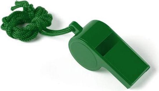 Groen fluitje aan koord | bol.com