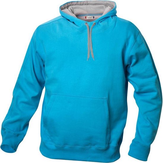 Carmel hooded sweat 280 g/m2 turquoise l | bol.com