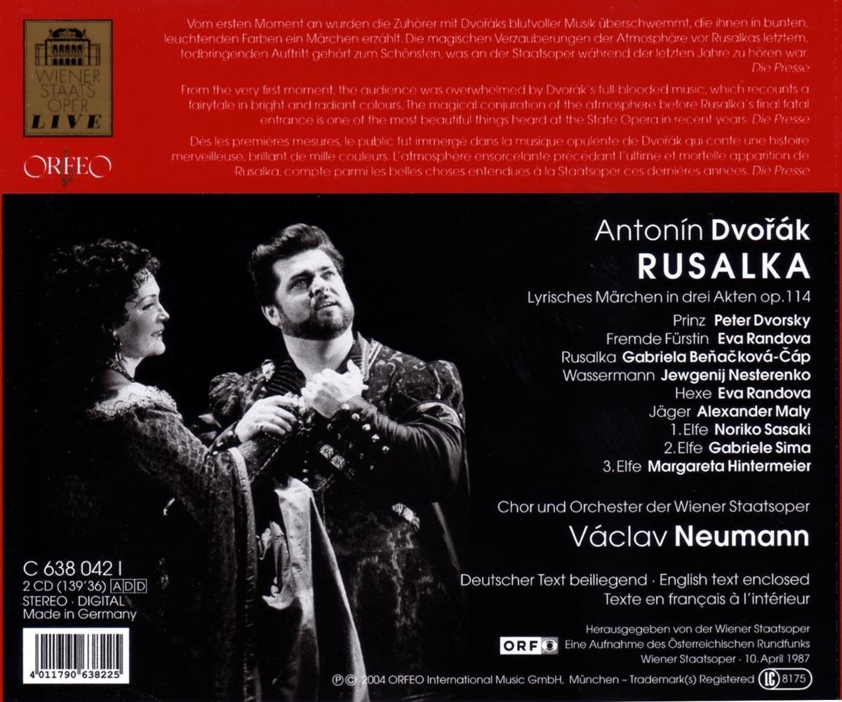 Eva Randova, Peter Dvorsky, Wiener Staatsoper, Václav Neumann - Dvorák ...