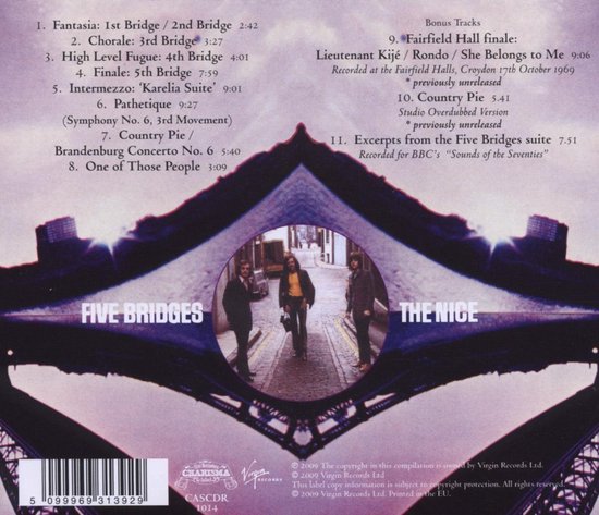 Five Bridges Suite, The Nice | CD (album) | Muziek | bol