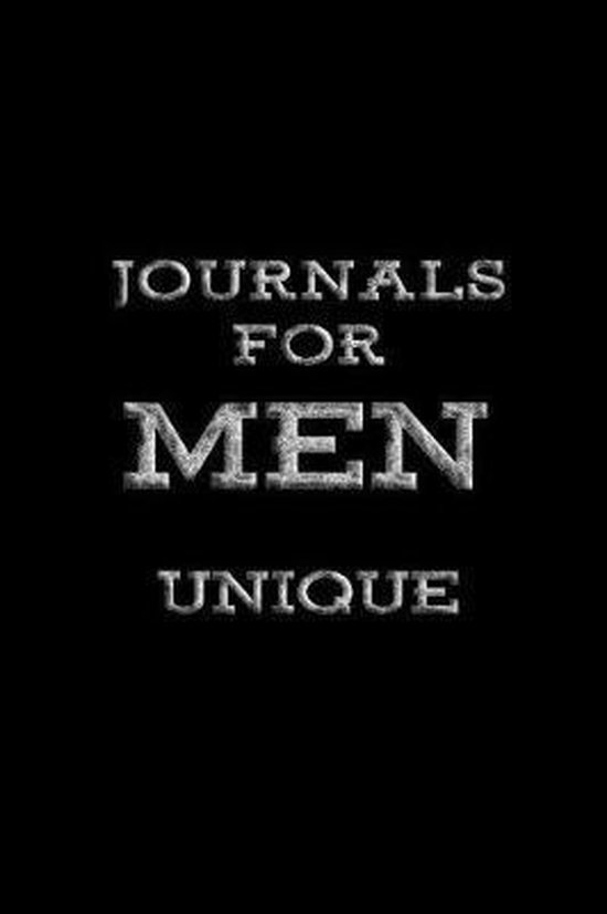 Journals for Men Unique | bol.com
