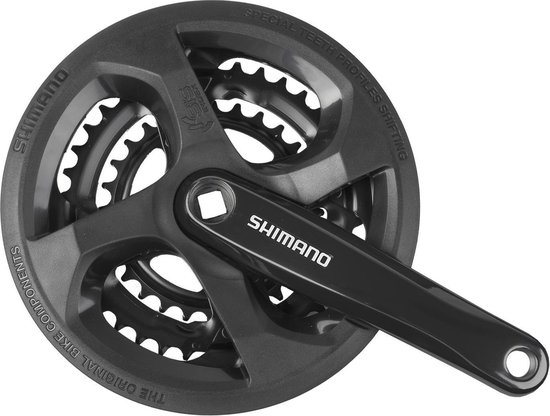 Shimano Crankstel Fc-m131 28-38-48t Zwart Zilver | bol