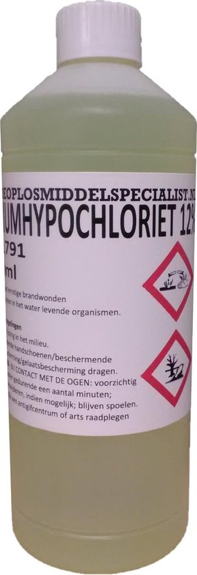 1000ml Natriumhypochloriet 12.5% | bol.com