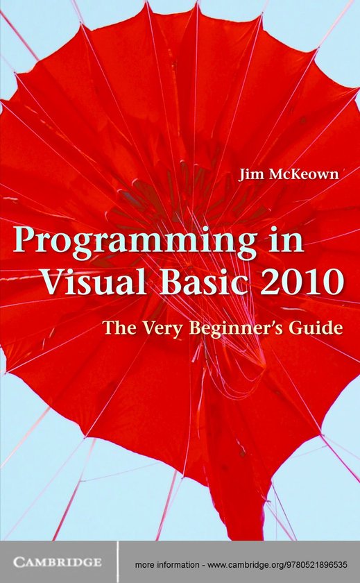 Programming in Visual Basic 2010 (ebook), James S. Mckeown | 9781139814263 | Boeken | bol