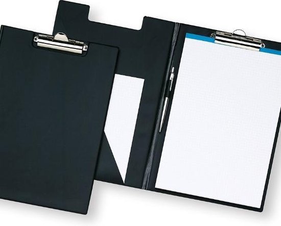 Clipboard map - Zwart- A4 | bol